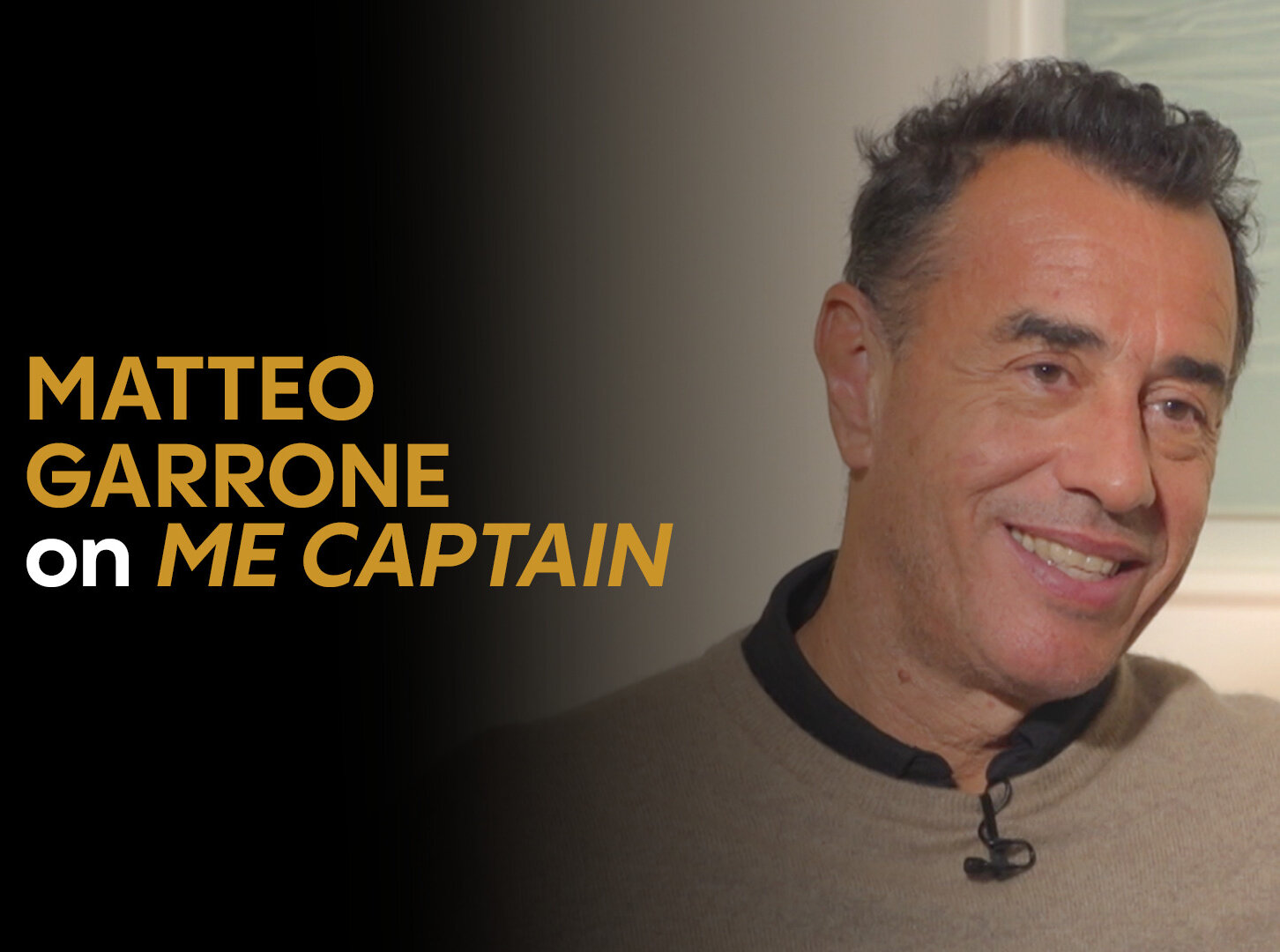 Matteo Garrone on the process and challenges of filming ME CAPTAIN ...